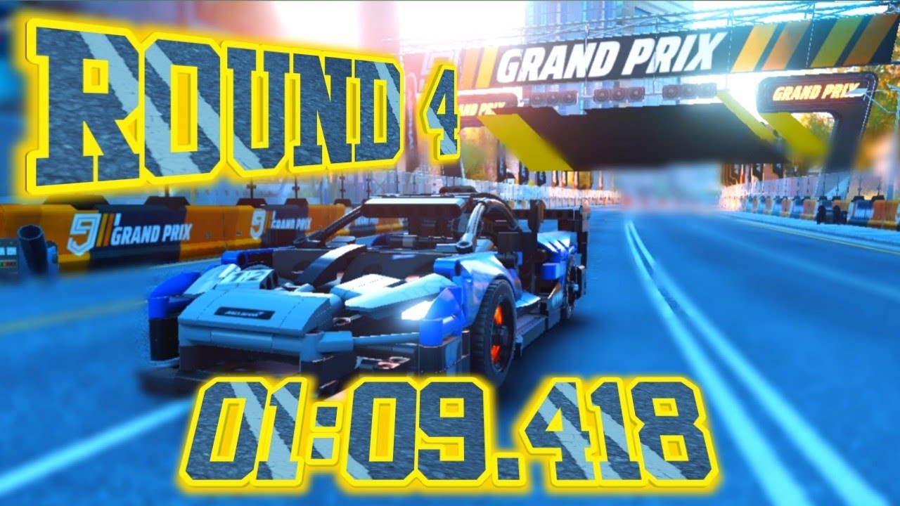 Grand Prix LEGO® Technic™ McLaren Senna GTR [01:09.418] Round 4 ...