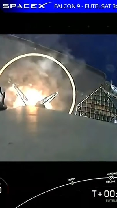 Falcon 9 Booster Landing Droneship - Eutelsat 36D - March 30, 2024 - YouTube