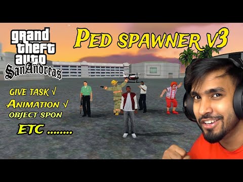 npc spawner mod for gta san andreas android |how to spawn peds in gta ...