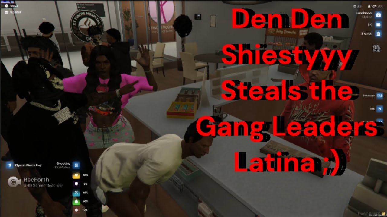 Den Den Shiestyyy Steals the Gang Leaders Latina ;) - YouTube