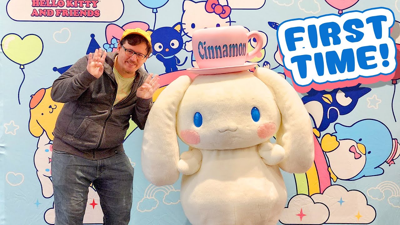 Cinnamoroll's First Meet and Greet in the USA - YouTube