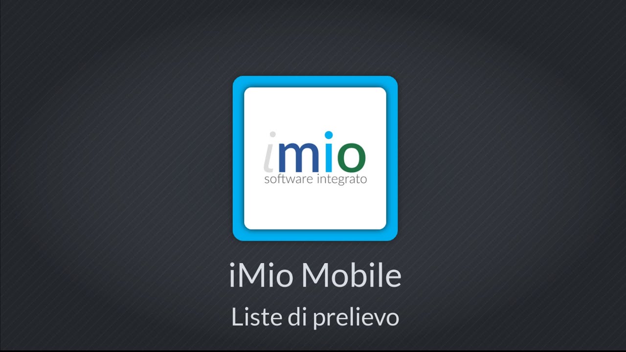 iMio Mobile Liste di Prelievo App Documenti PDA - YouTube
