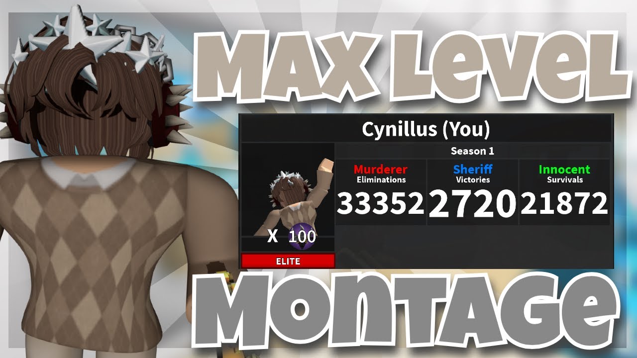MM2 MAX LEVEL MONTAGE X100 YouTube