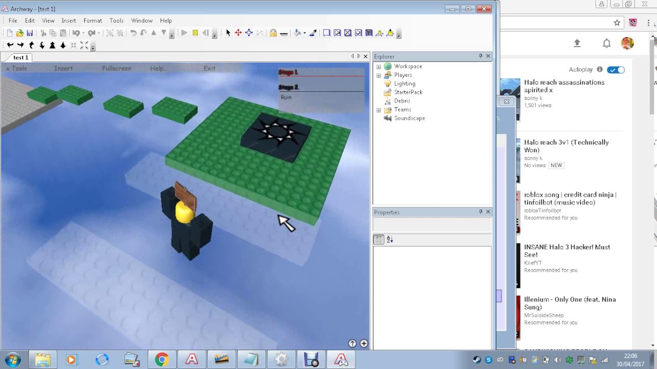 Archway Obby Map (WIP) - YouTube