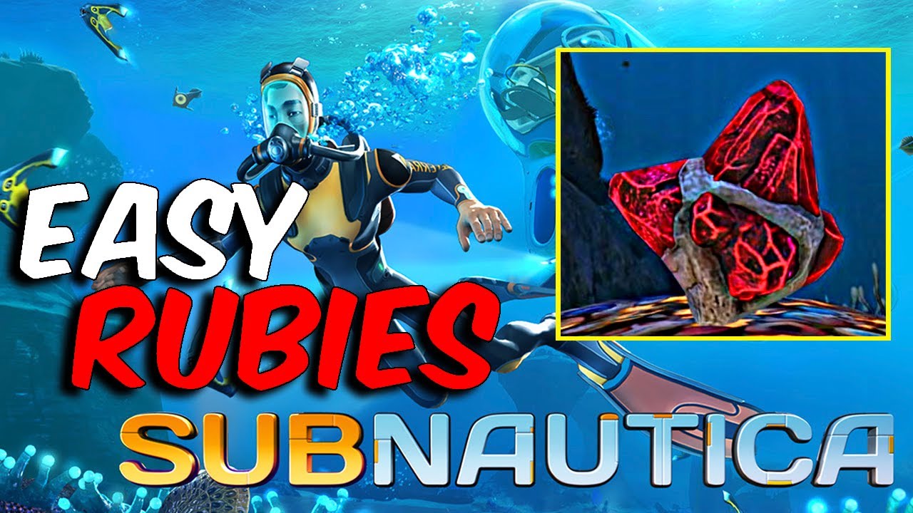 (Fast)Subnautica EASY RUBIES Location in 2024 - YouTube