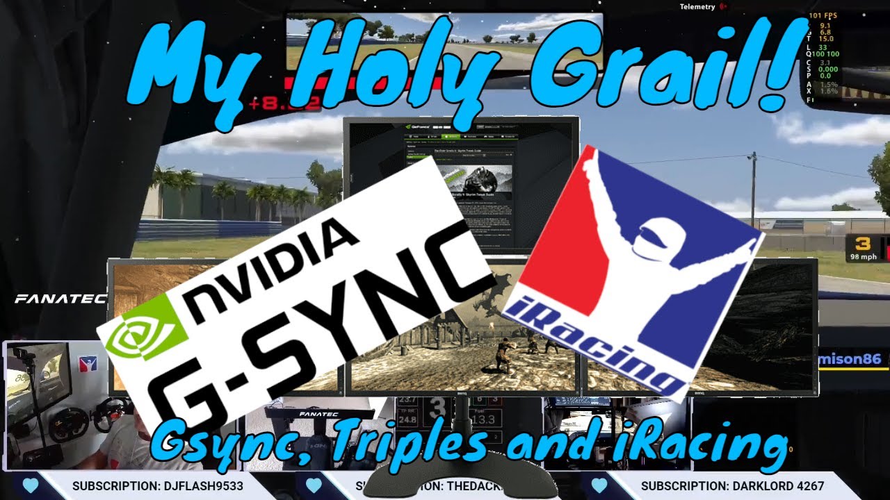 GSync, Triples, iRacing, and Streaming Solved! Part 1 - YouTube