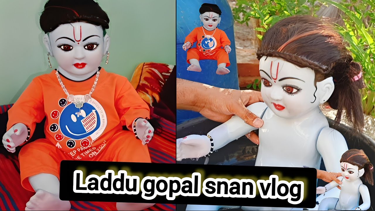Laddu Gopal Snan And Shringar Vlog - YouTube