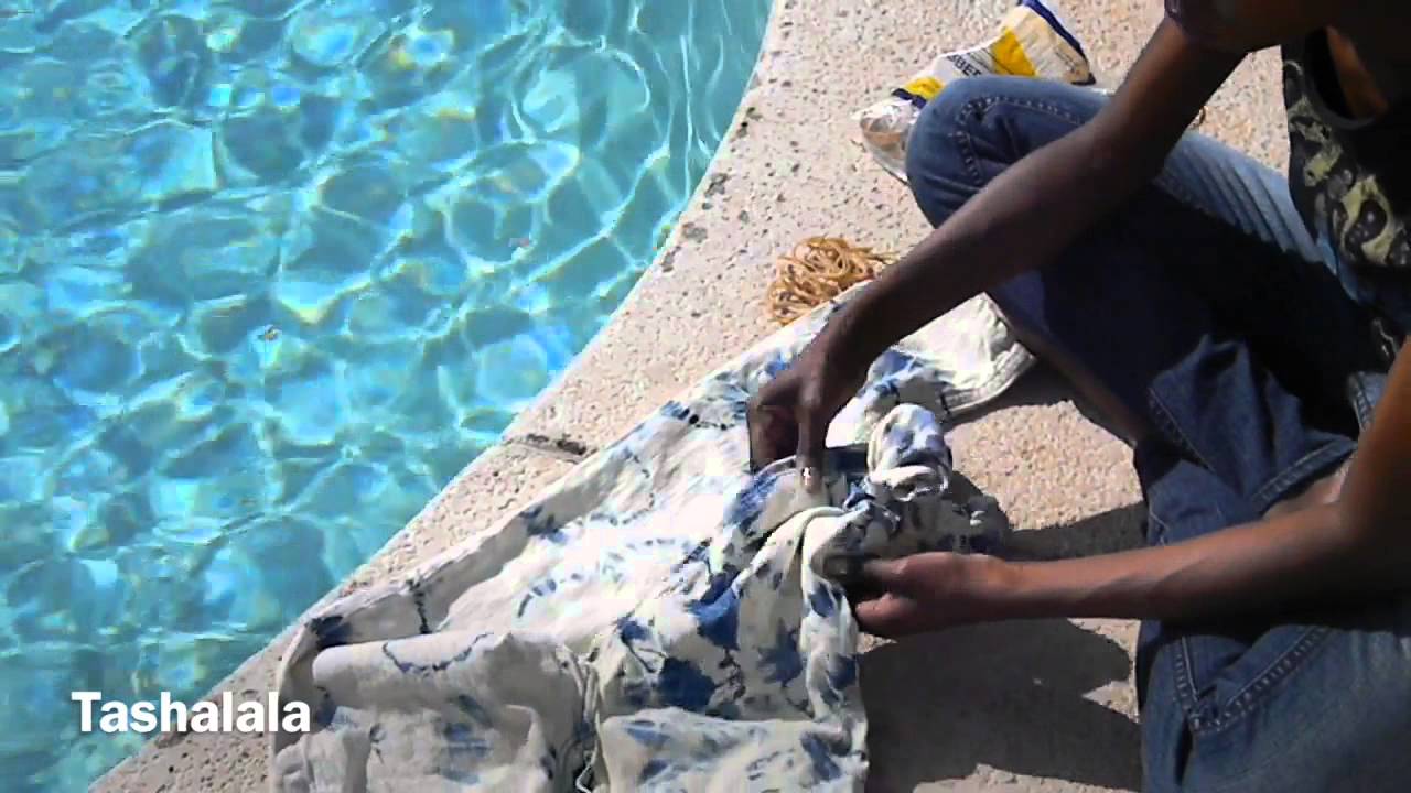DIY Tie Dye Jeans! Dying Over Acid Wash! - YouTube
