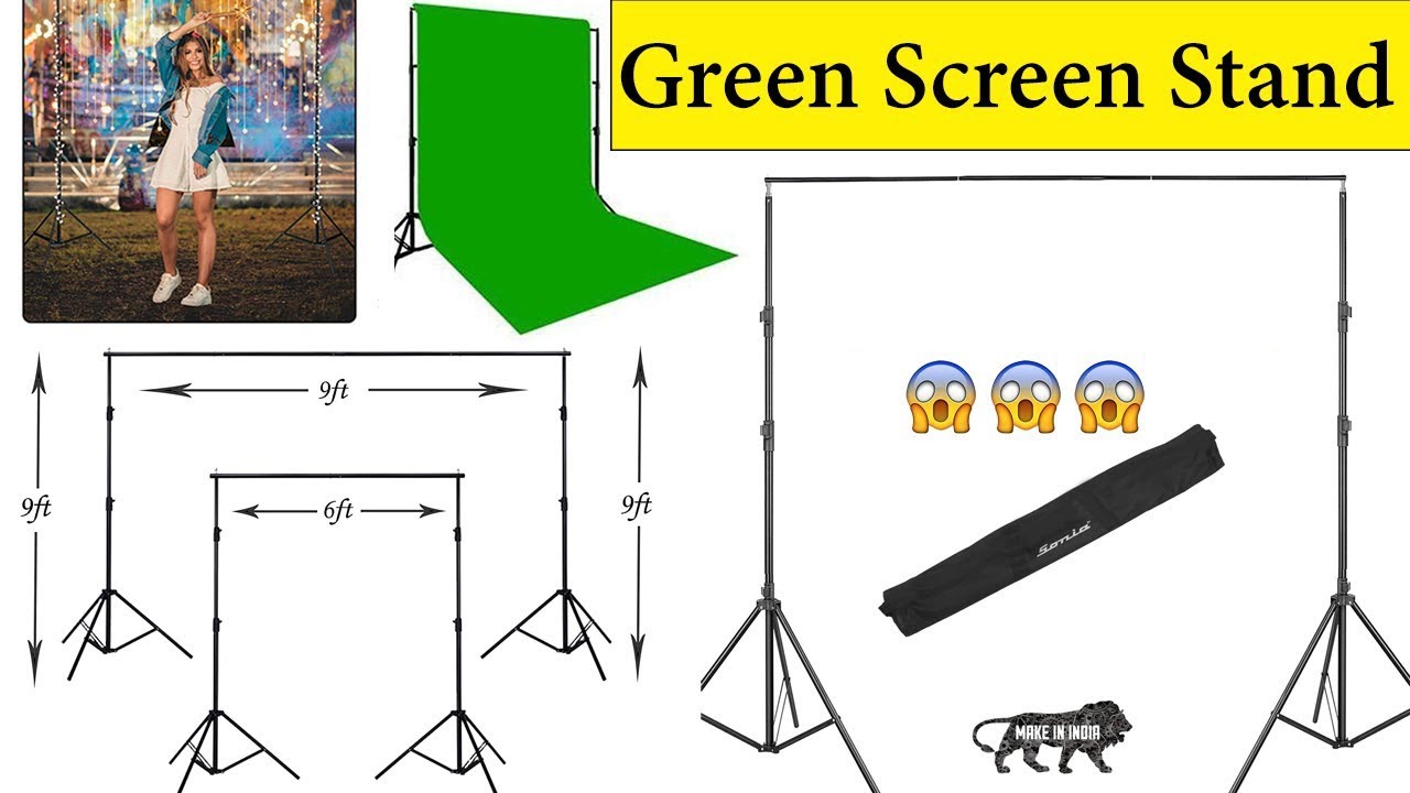 Green Screen Setup | Green Screen Backdrop Stand Unboxing I Green ...