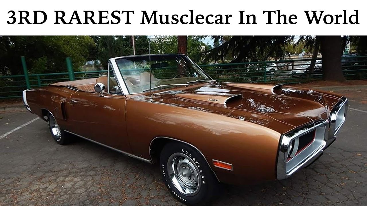 3rd RAREST Muscle Car in the World - Extremely Rare 1970 Hemi Coronet R ...