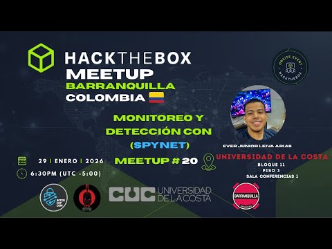 🚀 Hack The Box Meetup #20: Monitoreo y Detección con SPYNET ...