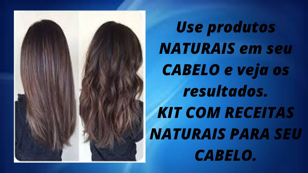 COMO Alisar o Cabelo NATURALMENTE 👉 ALISAMENTO Caseiro Funciona MESMO ...