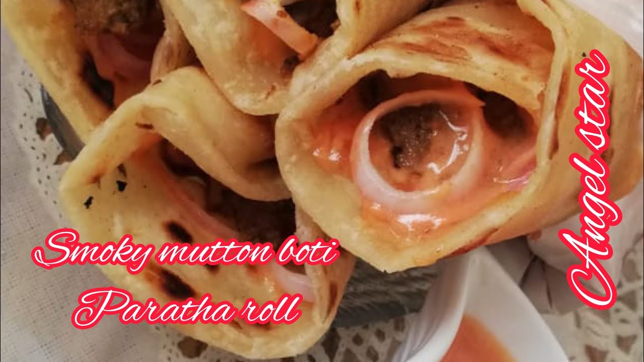 Mutton Boti Paratha Roll Recipe/Bakra Eid recipe/How to make Boti roll ...