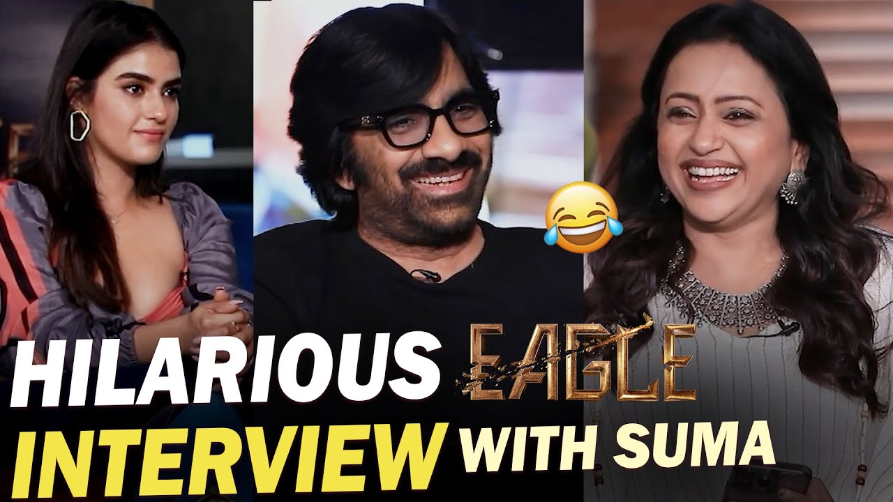 EAGLE Movie Team HILARIOUS Interview With Anchor Suma😂| Ravi Teja ...