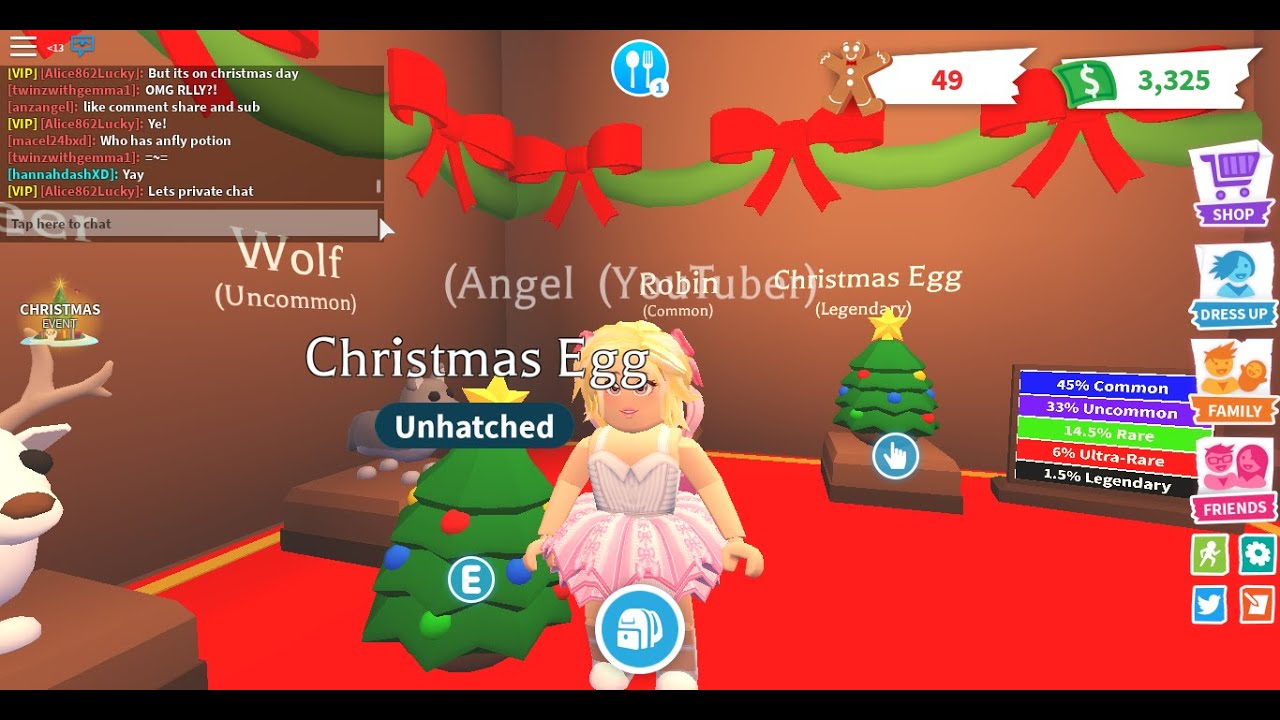 Adopt me christmas Angelplays_yt - YouTube