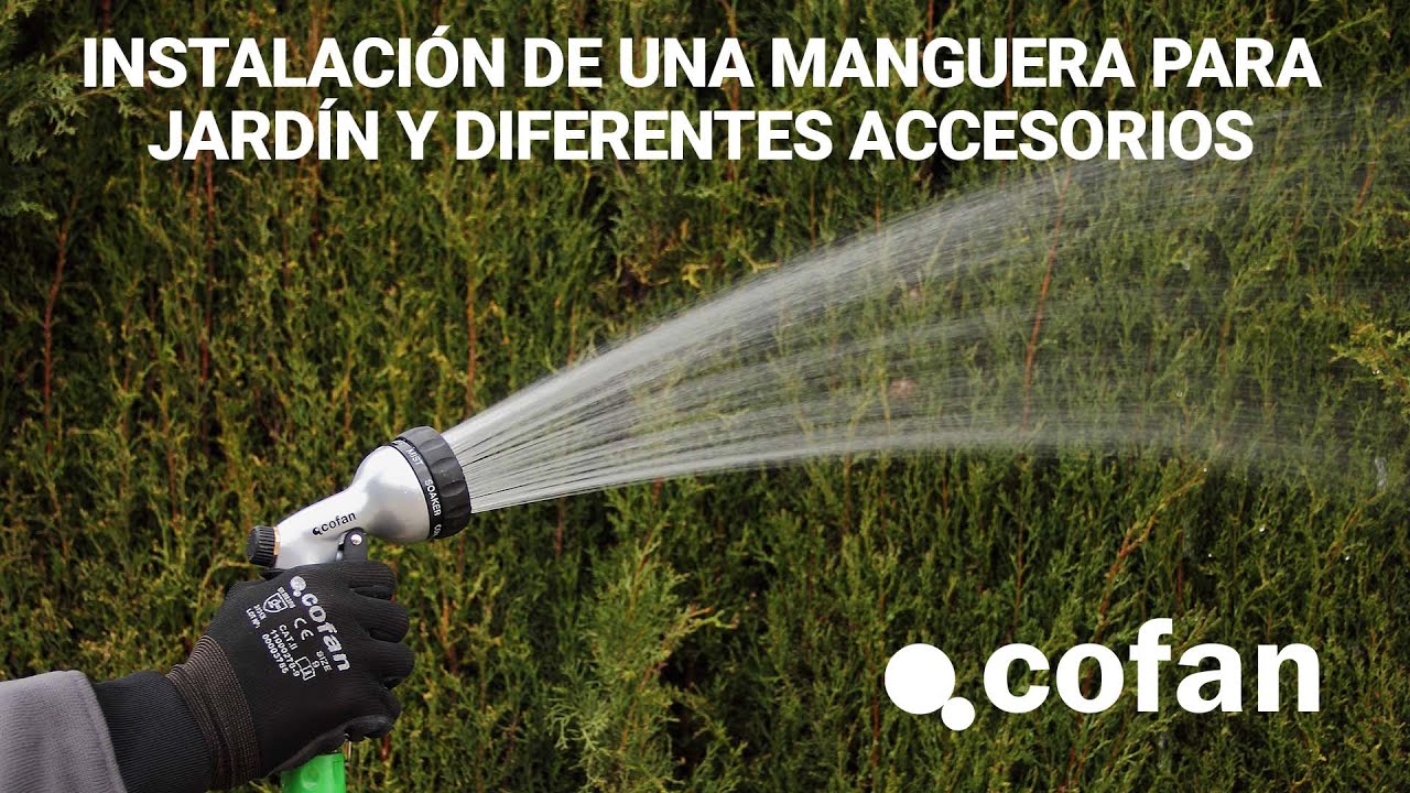 Cómo instalar una manguera con sus accesorios | Cofan Accesorios de ...