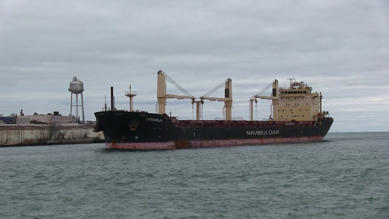 Strandja 186 Meter Ship From Malta In Down From Lake Huron - YouTube