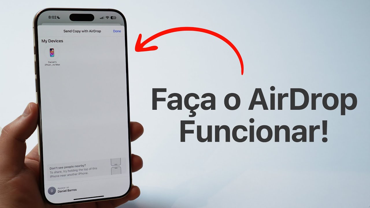 Como Fazer o AirDrop Funcionar SEMPRE! - YouTube