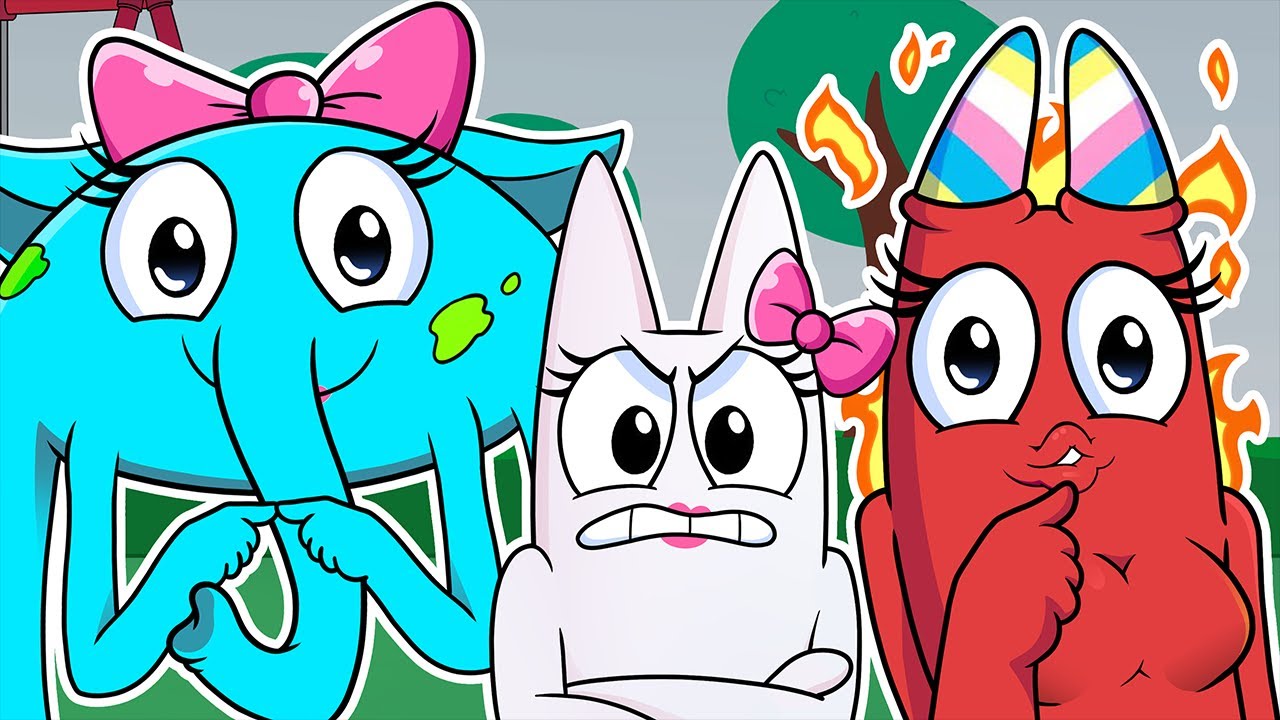 GARTEN of BANBAN 3, But GIRLS ELEMENTAL?! Coach Pickles, Nab Nab ...