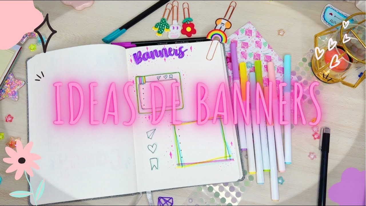 Ideas de BANNERS Súper 🌈 COLORIDOS 🍭 #banners #letras - YouTube