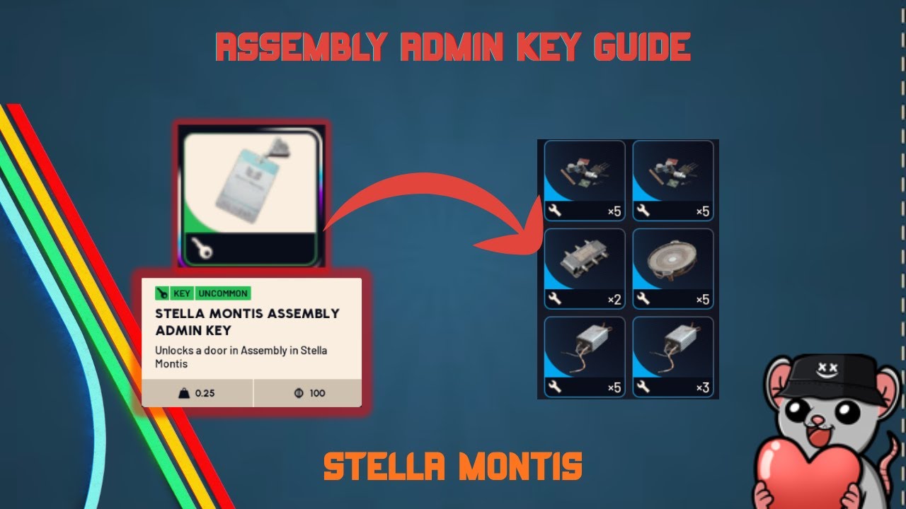Assembly Admin Key (Stella Montis) | Key Guide ARC Raiders - YouTube