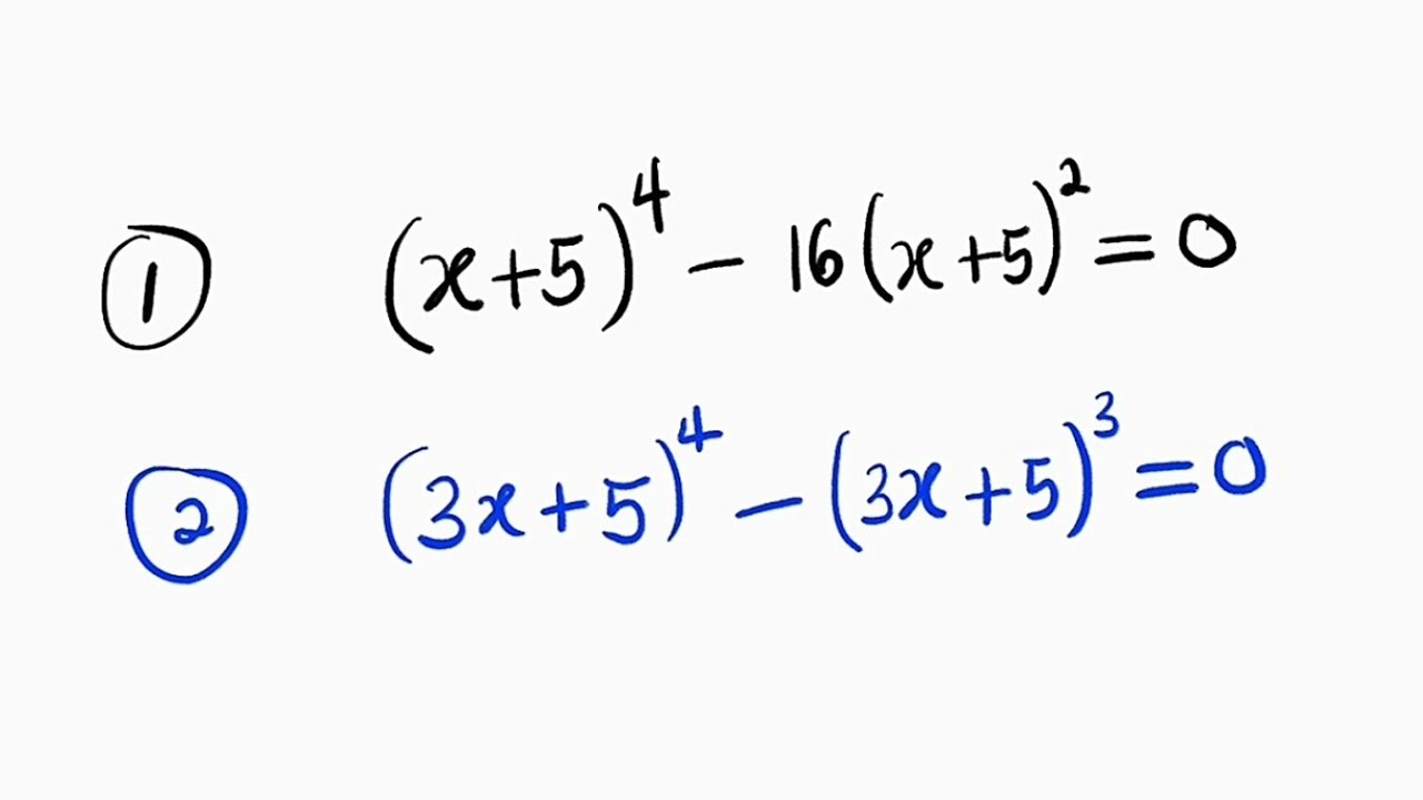 How to solve Quatic Equation by Substitution - YouTube