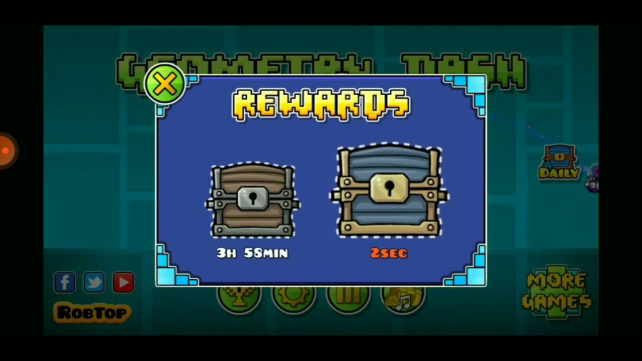 Gotta love these Geometry Dash chests. - YouTube