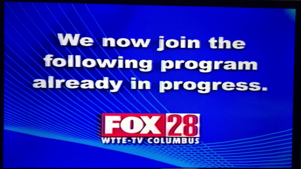 Fox Station ID (WTTE 2002) - YouTube