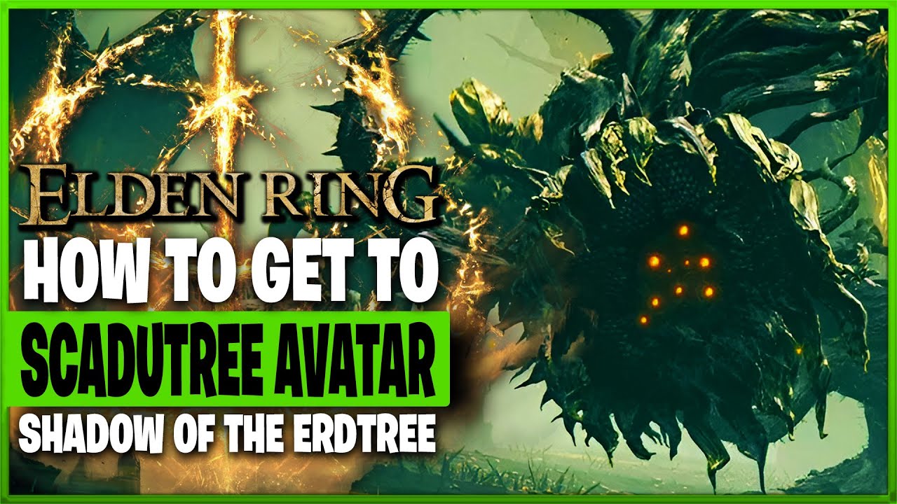 How to Get to Scadutree Avatar Shadow of the Erdtree - YouTube