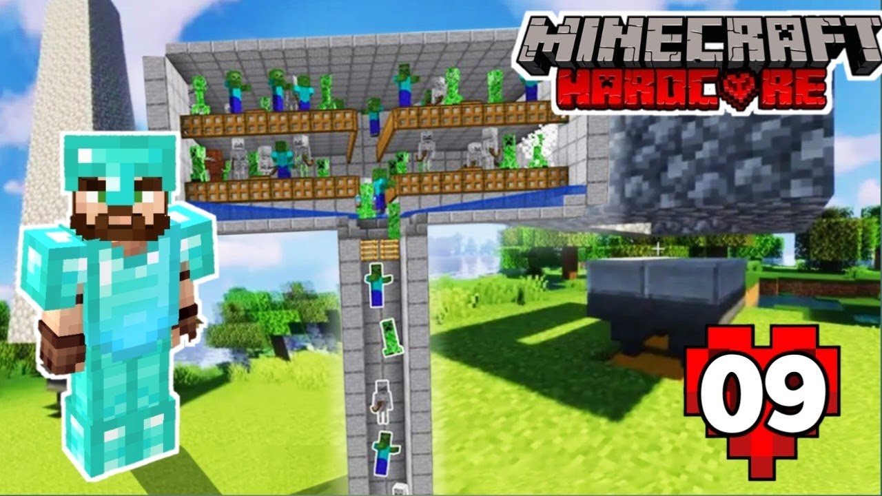 I MADE CLASSIC MOB FARM IN MINECRAFT HADCORE MALAYALAM 09! - YouTube