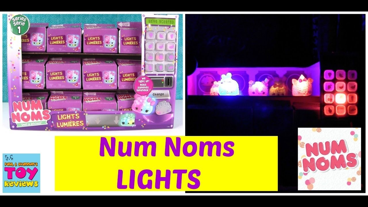 Num Noms Lights Series 1 Light Up Glow In The Dark Party Fun Toy Review ...