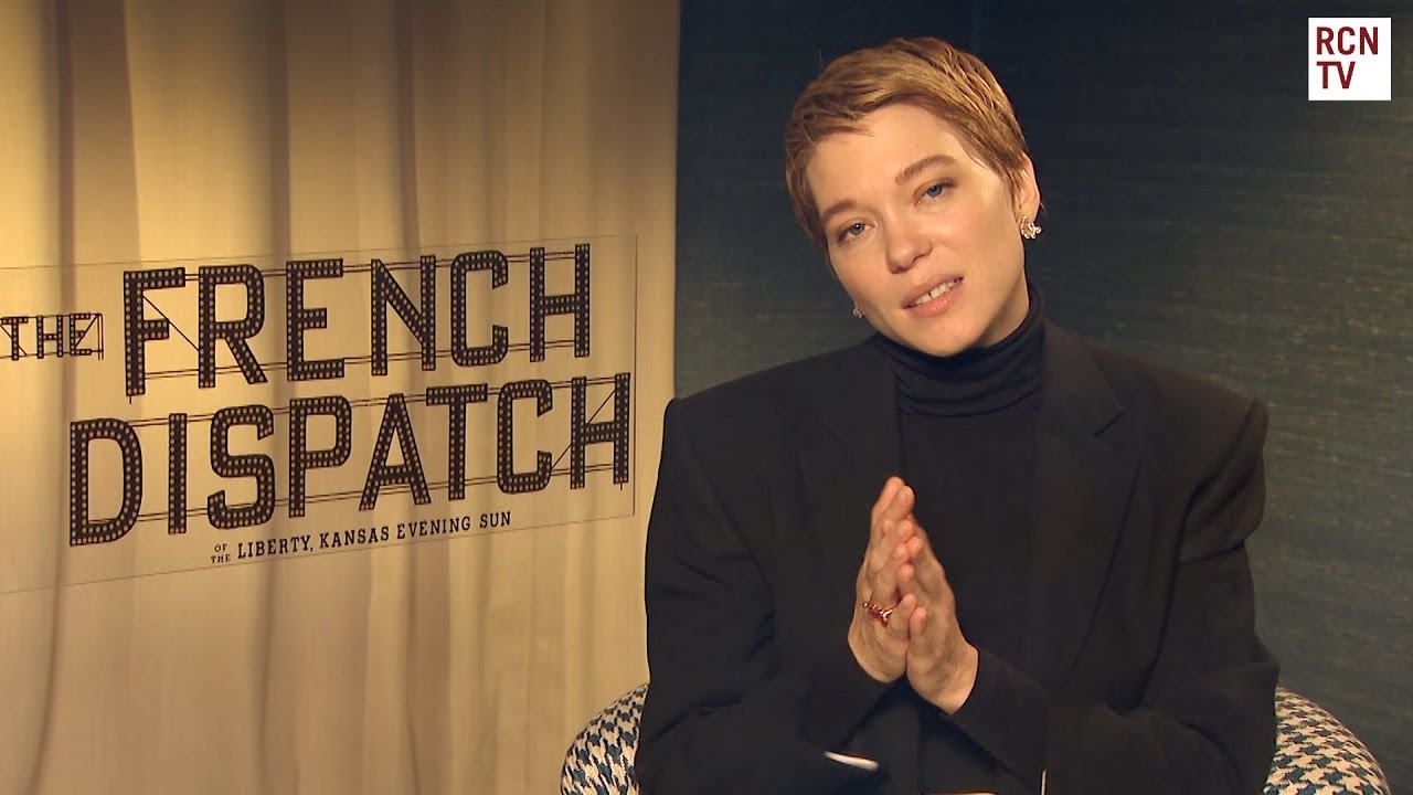 Léa Seydoux Interview The French Dispatch - YouTube