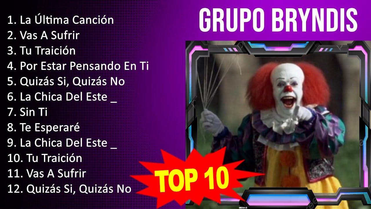 G R U P O B R Y N D I S 2023 MIX Top 10 Best Songs Greatest Hits g-r-u-p-o-b-r-y-n-d-i-s-2023-mix-top-10-best-songs-greatest-hits