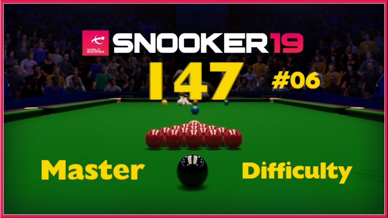 (PS5) Snooker 19 | 6th 147 Break | Master Difficulty - YouTube