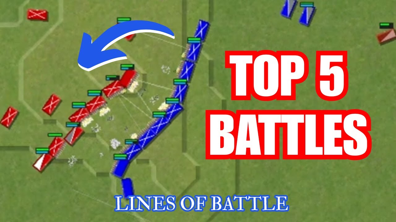 Top 5 Epic Battles in Lines of Battle - YouTube