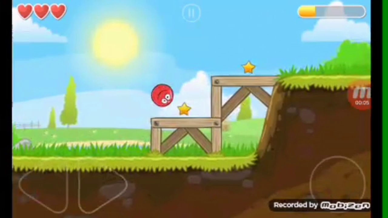 Red ball level 1,2 game play by ADJgamer... - YouTube