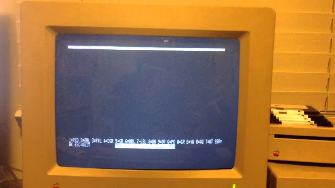 Apple IIgs BASIC Example - YouTube
