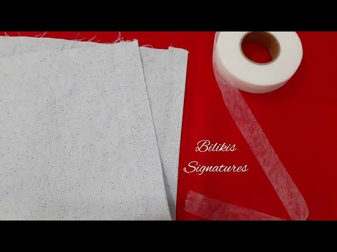 How to finish a hem with hemming glue gum - YouTube