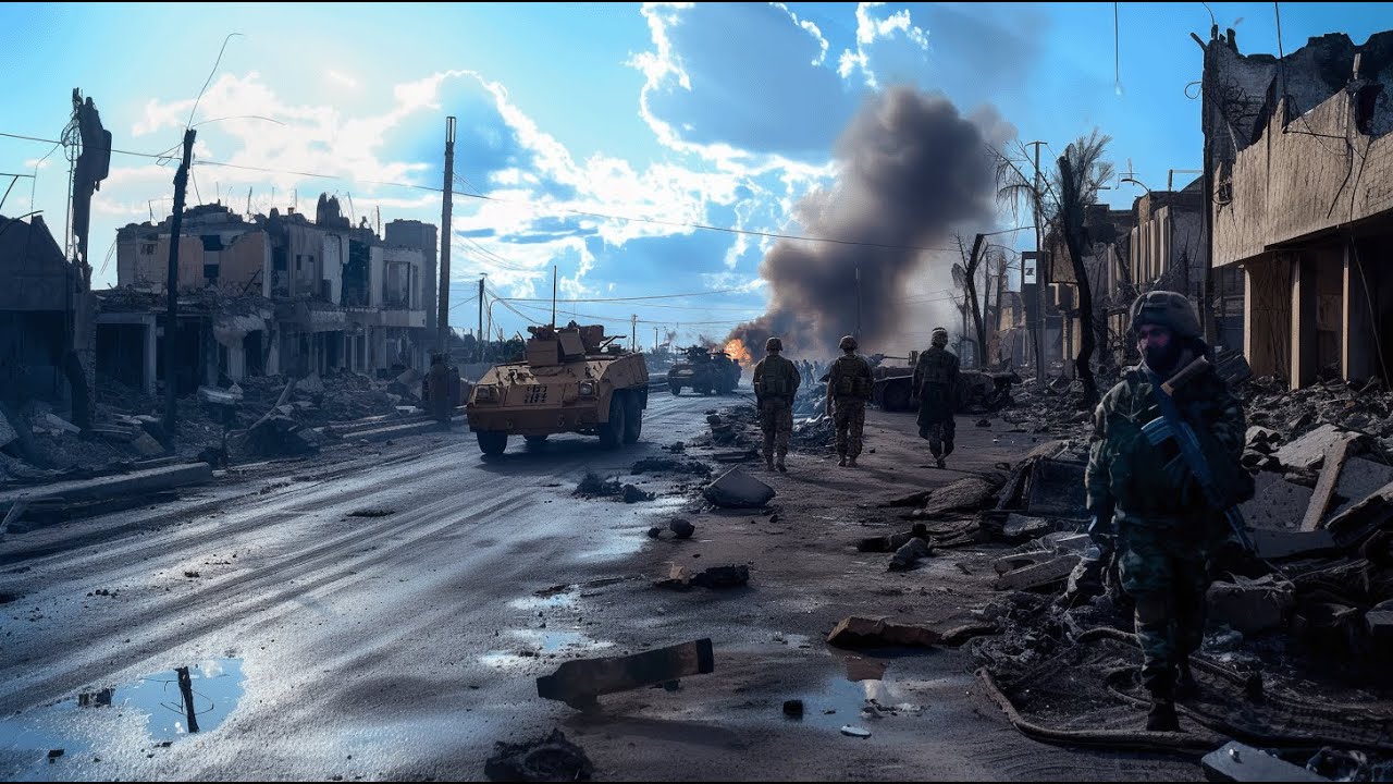 Just now! An Israeli Leopard tank convoy was destroyed by an Iranian SU ...