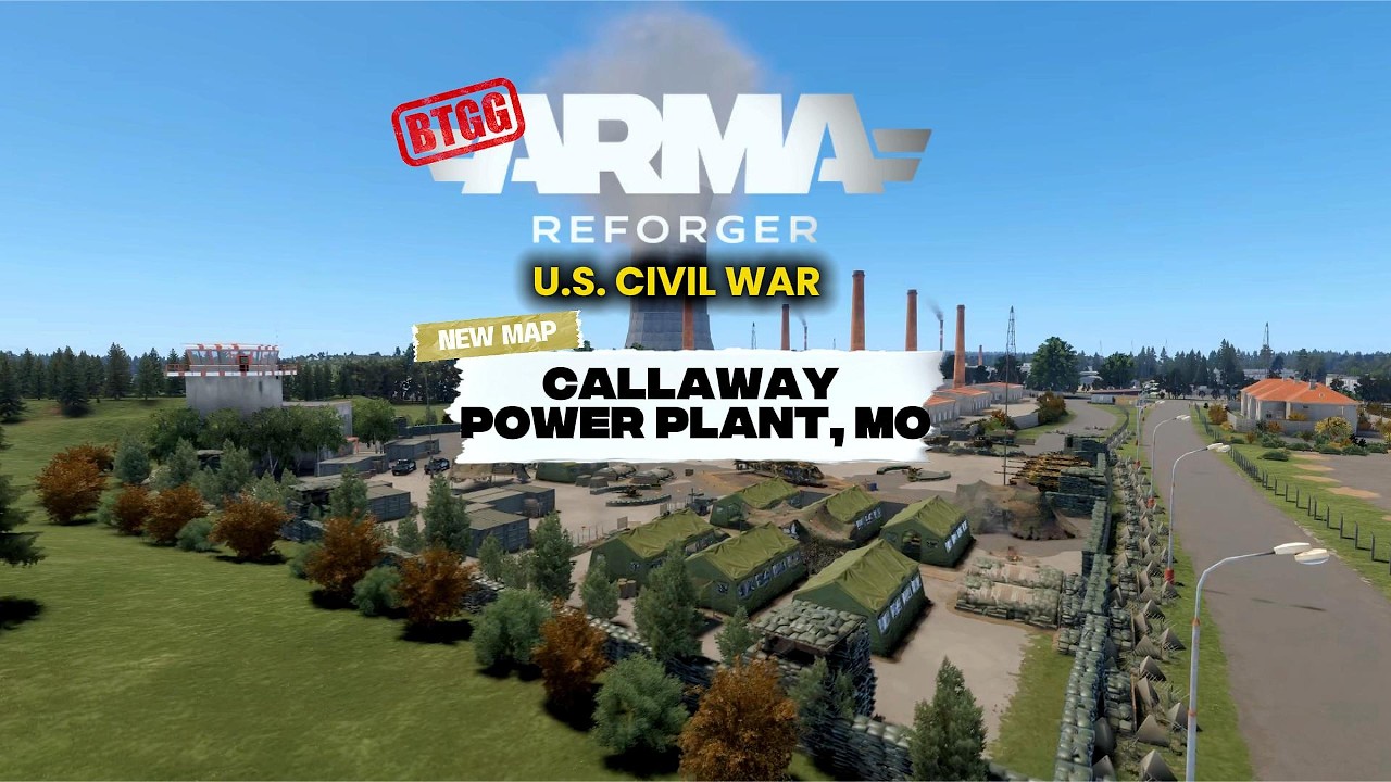 Arma Reforger - Callaway Nuclear Power Plant Map - YouTube