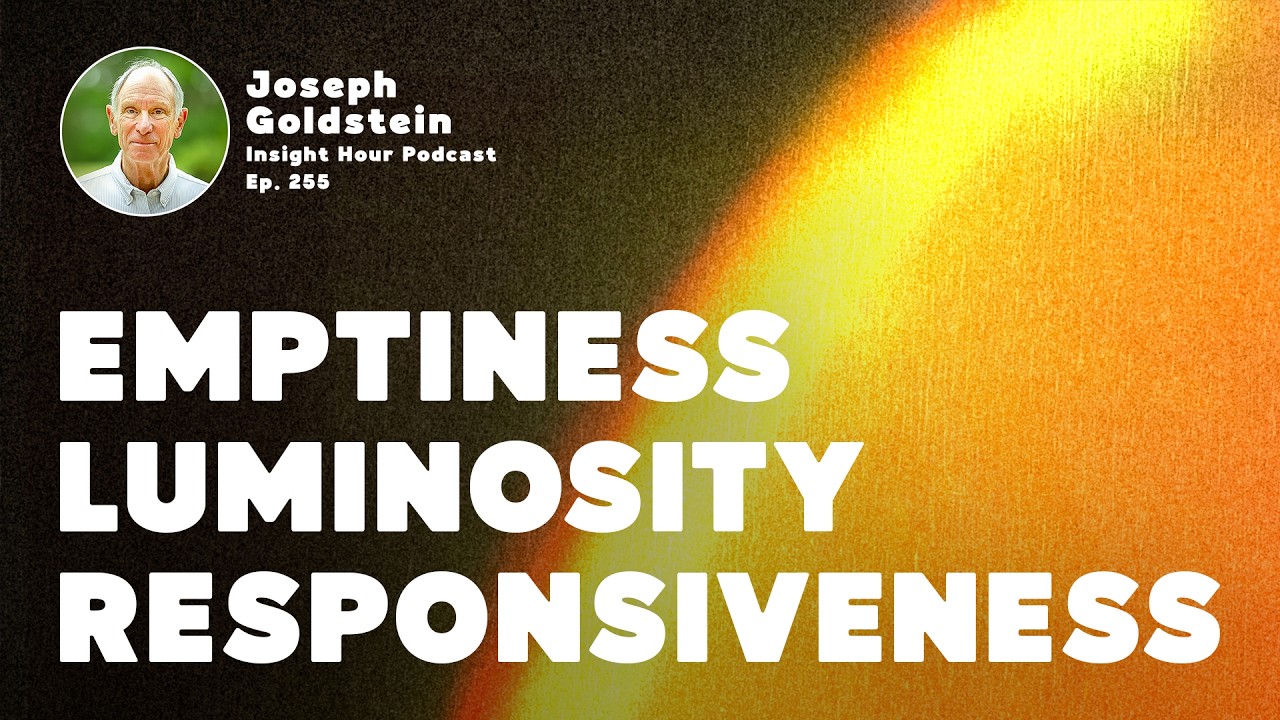 Buddhist Teachings on Emptiness, Luminosity & Responsiveness w/ Joseph ...