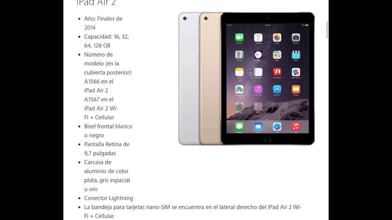 Como saber que ipad tienes paso a paso - YouTube