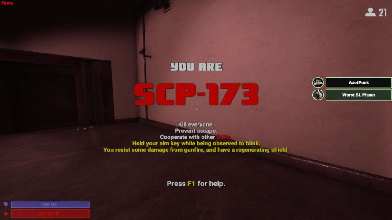 SCP Secret Laboratory SCP 173 Minicry update! - YouTube