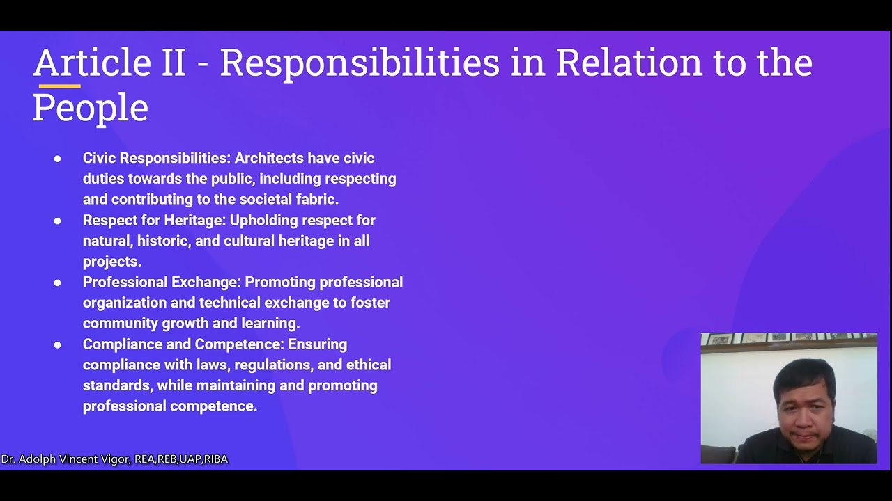 Ethics in Architecture Professional Practice 2 Week 2 - YouTube