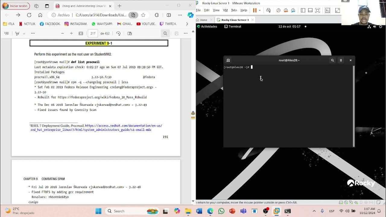 Laboratorio 4.5: Experiment 9-1 / 9-2 ( Procmail ) - YouTube
