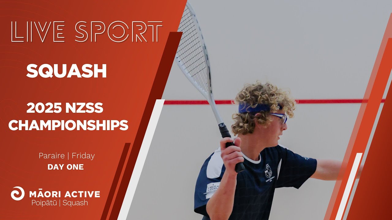 NZSS Squash Championships 2025 | Court 1 | Day One - YouTube
