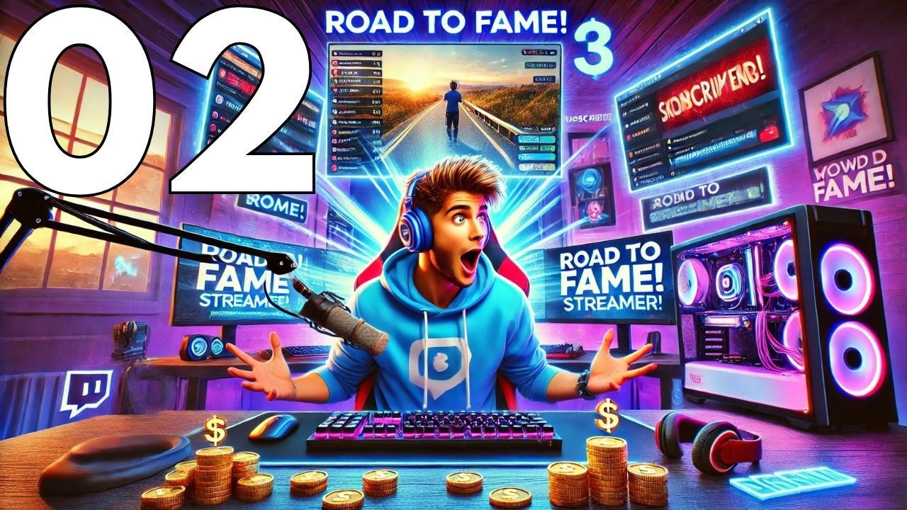 Streamer Life Simulator 2 Gameplay | FROM BROKE TO RICH STREAMER #2 ...