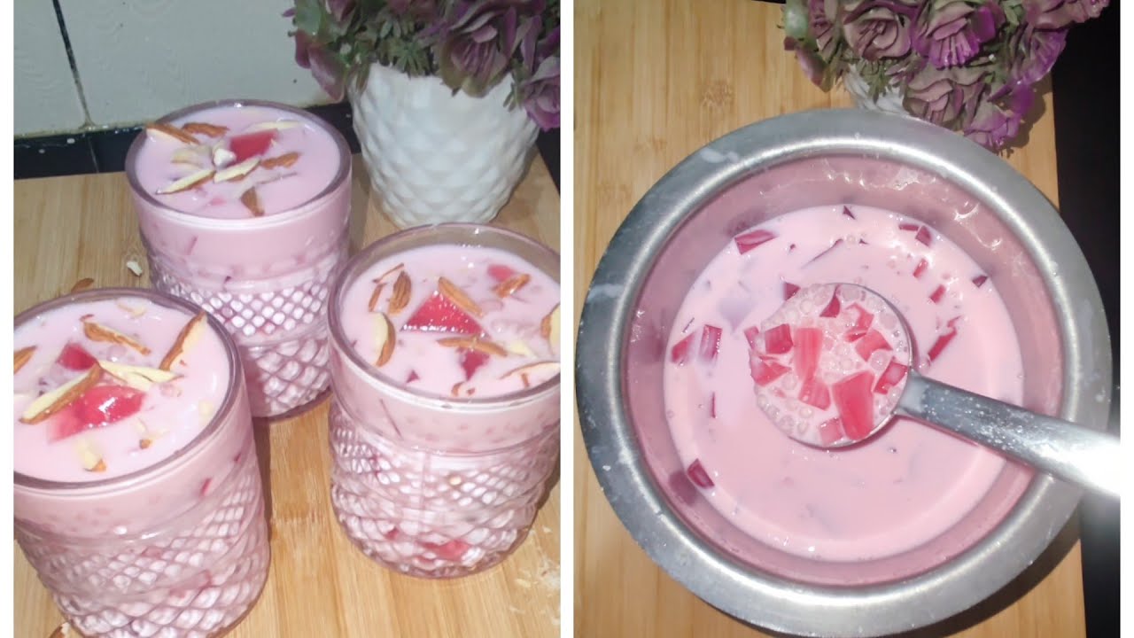 Sabudana Milk Sharbat. Ramzan Special Sharbat Recipe 🍹🍹 - YouTube