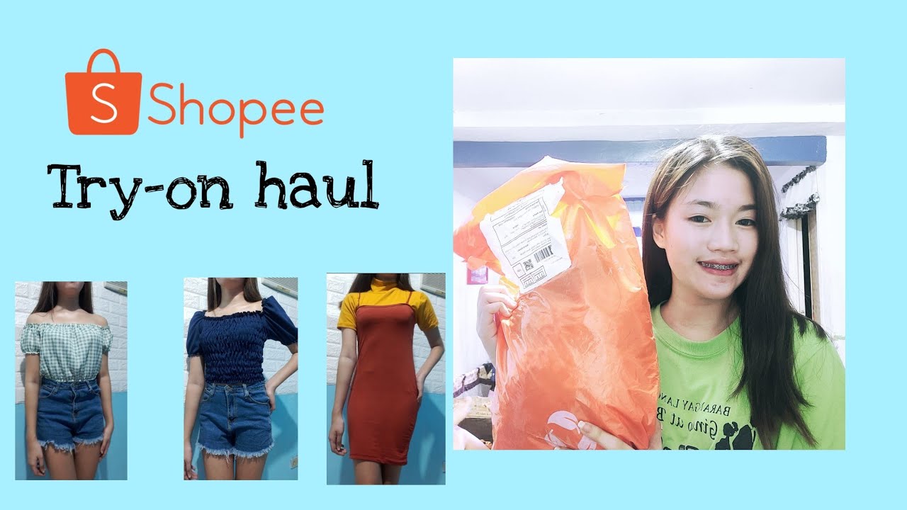 TRY-ON SHOPEE HAUL🛍 - YouTube