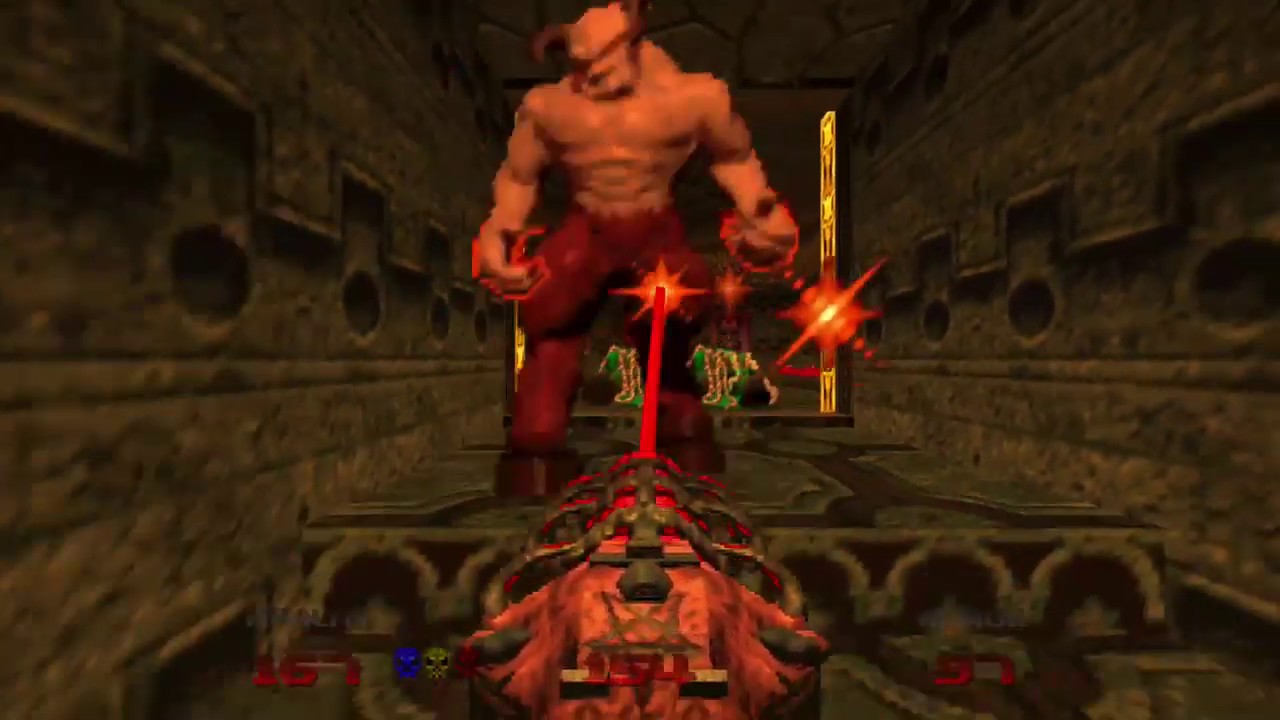 Doom 64 (Xbox One) Level 21: Pitfalls (Walkthrough) - YouTube